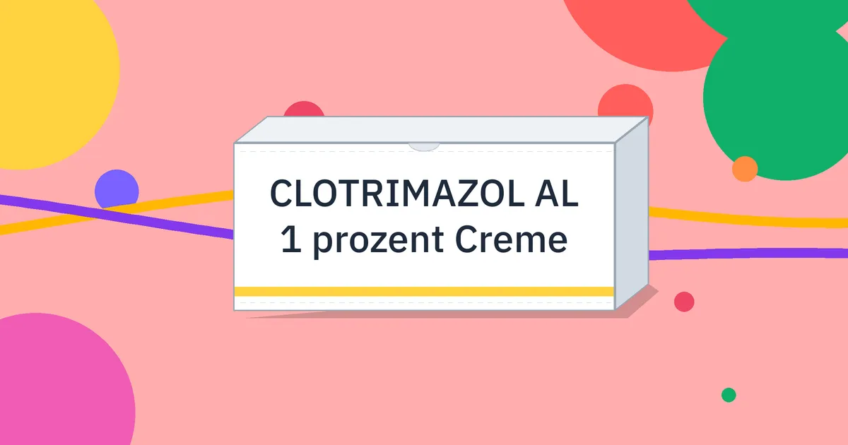 Symbolbild: Packung mit der Aufschrift CLOTRIMAZOL AL 1 prozent Creme (PZN 04941490) – Verfügbarkeit und Bezug in Apotheken in Frankfurt am Main