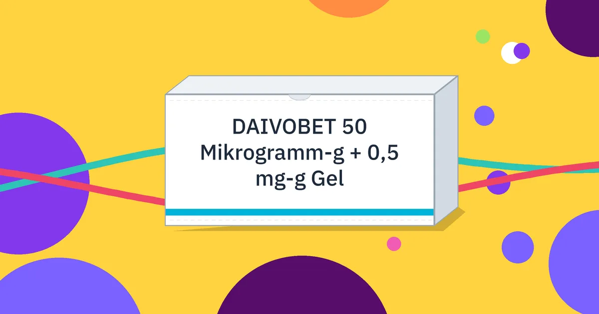 Symbolbild: Packung mit der Aufschrift DAIVOBET 50 Mikrogramm-g + 0,5 mg-g Gel (PZN 16884811) – Verfügbarkeit und Bezug in Apotheken in Frankfurt am Main
