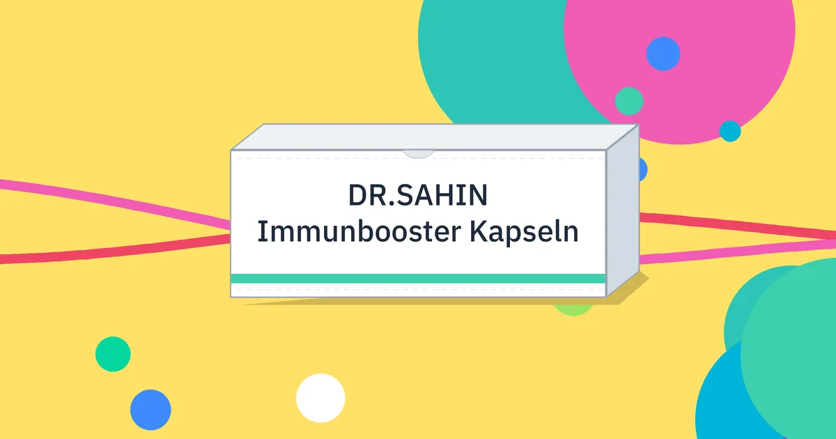 Symbolbild: Packung mit der Aufschrift DR.SAHIN Immunbooster Kapseln (PZN 19514428) – Verfügbarkeit und Bezug in Apotheken in Frankfurt am Main