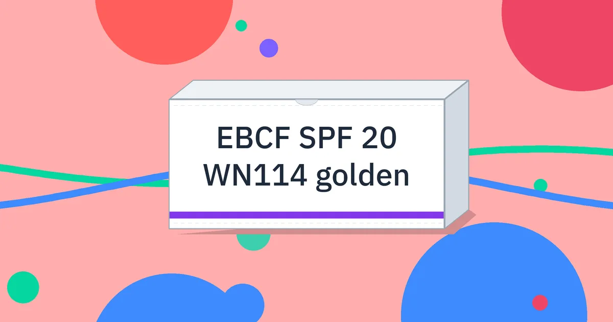 Symbolbild: Packung mit der Aufschrift EBCF SPF 20 WN114 golden (PZN 18895173) – Verfügbarkeit und Bezug in Apotheken in Frankfurt am Main