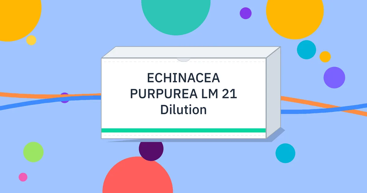 Symbolbild: Packung mit der Aufschrift ECHINACEA PURPUREA LM 21 Dilution (PZN 13468526) – Verfügbarkeit und Bezug in Apotheken in Frankfurt am Main