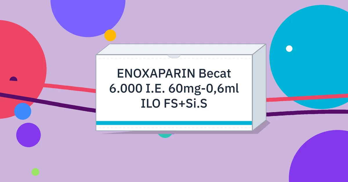 Symbolbild: Packung mit der Aufschrift ENOXAPARIN Becat 6.000 I.E. 60mg-0,6ml ILO FS+Si.S (PZN 13509099) – Verfügbarkeit und Bezug in Apotheken in Frankfurt am Main