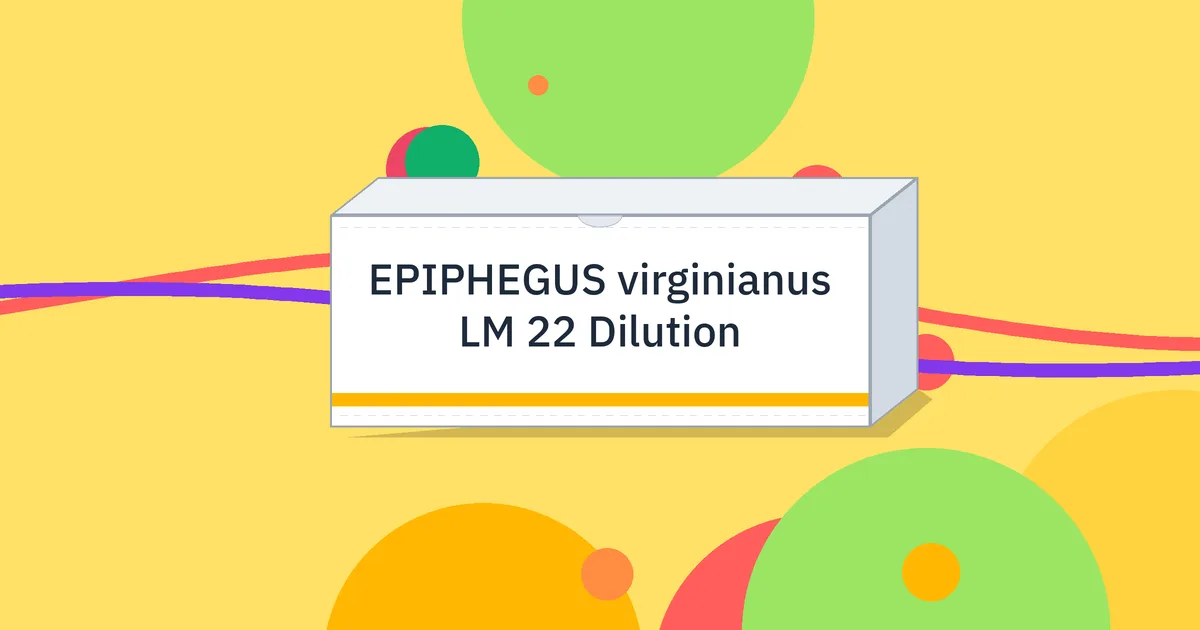Symbolbild: Packung mit der Aufschrift EPIPHEGUS virginianus LM 22 Dilution (PZN 13472692) – Verfügbarkeit und Bezug in Apotheken in Frankfurt am Main