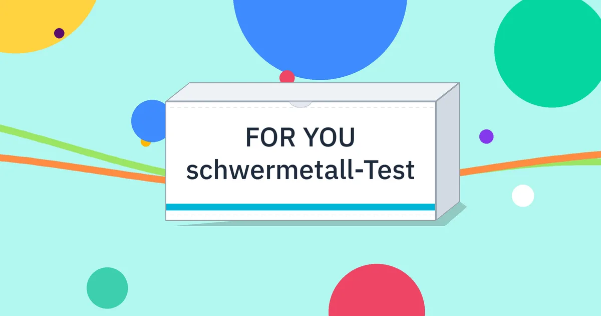 Symbolbild: Packung mit der Aufschrift FOR YOU schwermetall-Test (PZN 15747911) – Verfügbarkeit und Bezug in Apotheken in Frankfurt am Main