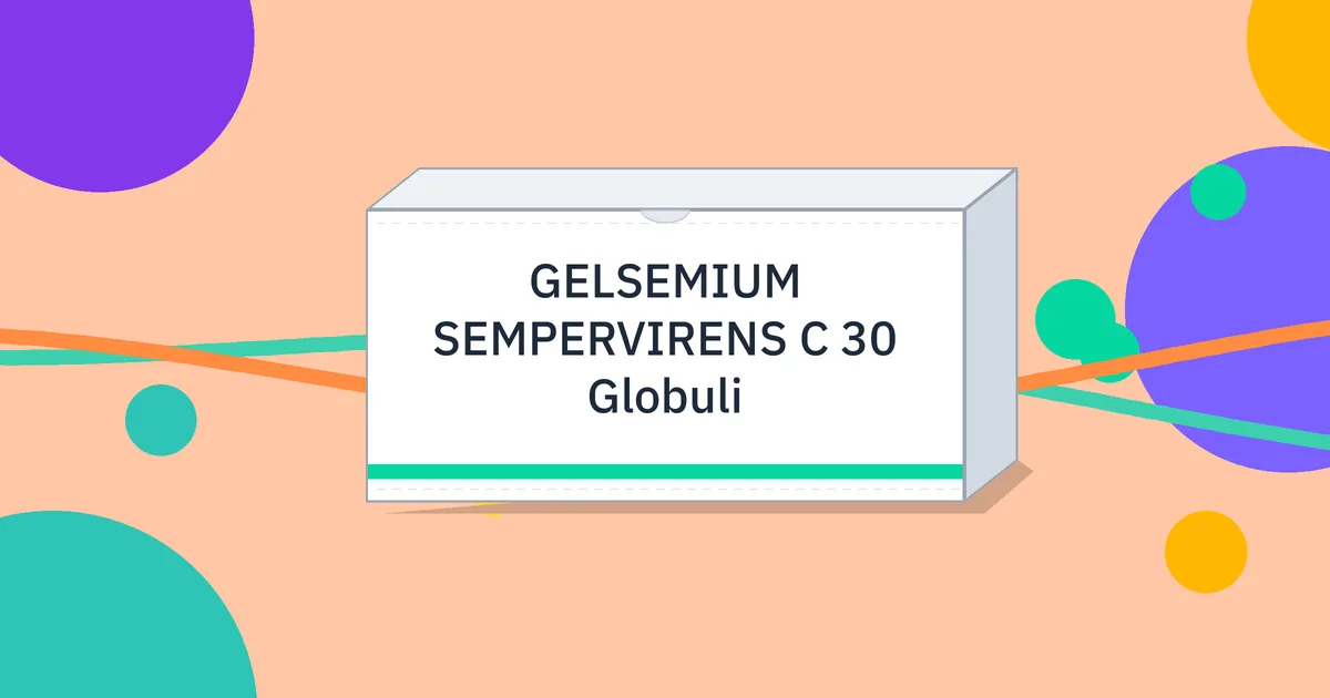 Symbolbild: Packung mit der Aufschrift GELSEMIUM SEMPERVIRENS C 30 Globuli (PZN 11282450) – Verfügbarkeit und Bezug in Apotheken in Frankfurt am Main
