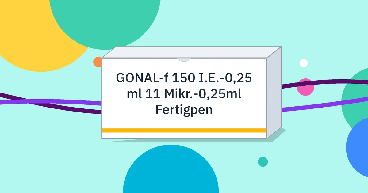 Symbolbild: Packung mit der Aufschrift GONAL-f 150 I.E.-0,25 ml 11 Mikr.-0,25ml Fertigpen (PZN 16938263) – Verfügbarkeit und Bezug in Apotheken in Frankfurt am Main