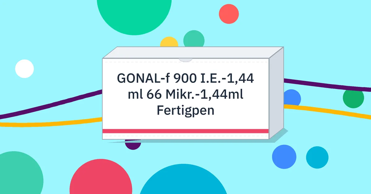 Symbolbild: Packung mit der Aufschrift GONAL-f 900 I.E.-1,44 ml 66 Mikr.-1,44ml Fertigpen (PZN 19414017) – Verfügbarkeit und Bezug in Apotheken in Frankfurt am Main