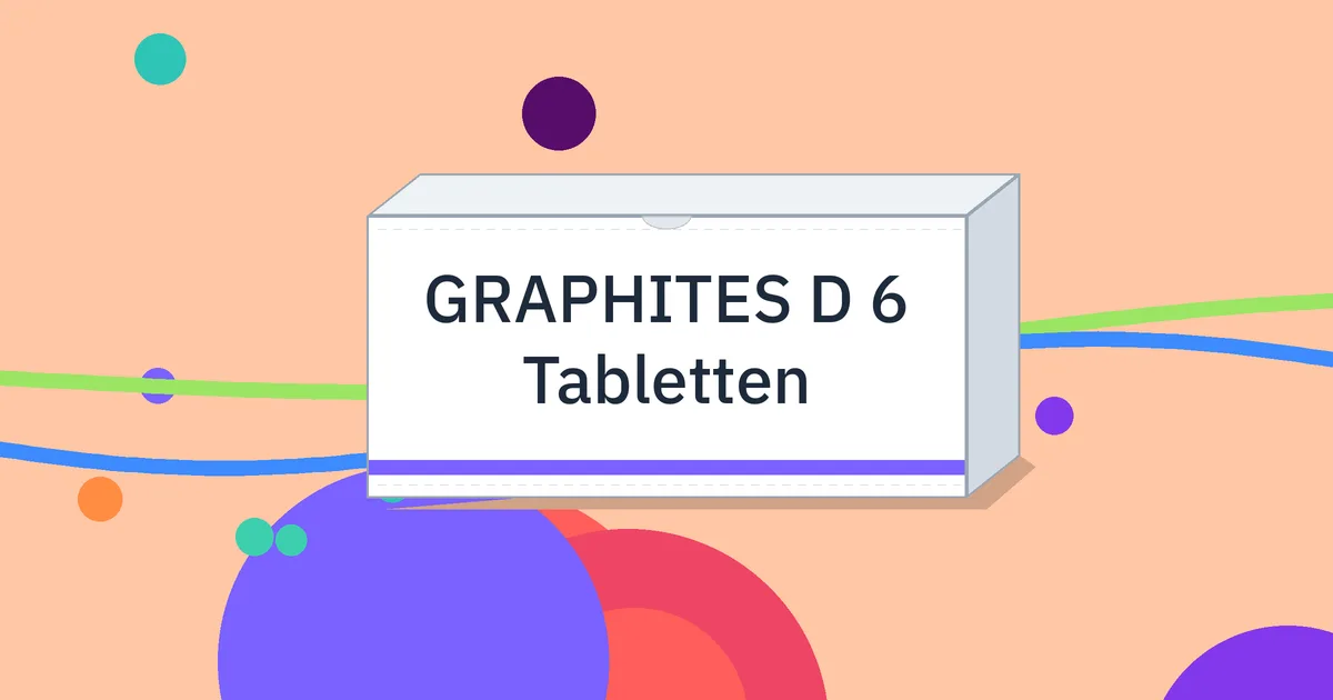 Symbolbild: Packung mit der Aufschrift GRAPHITES D 6 Tabletten (PZN 01772176) – Verfügbarkeit und Bezug in Apotheken in Frankfurt am Main