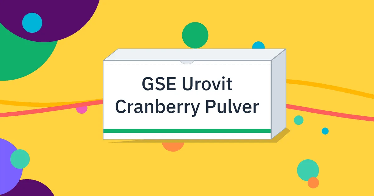 Symbolbild: Packung mit der Aufschrift GSE Urovit Cranberry Pulver (PZN 04511134) – Verfügbarkeit und Bezug in Apotheken in Frankfurt am Main