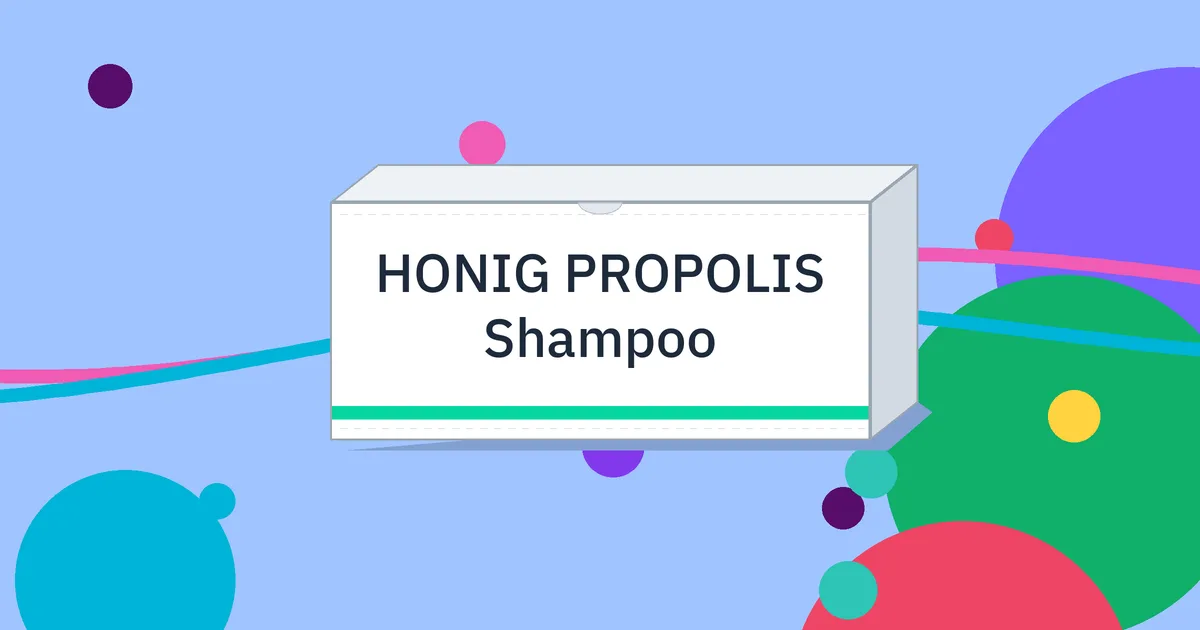 Symbolbild: Packung mit der Aufschrift HONIG PROPOLIS Shampoo (PZN 16202042) – Verfügbarkeit und Bezug in Apotheken in Frankfurt am Main