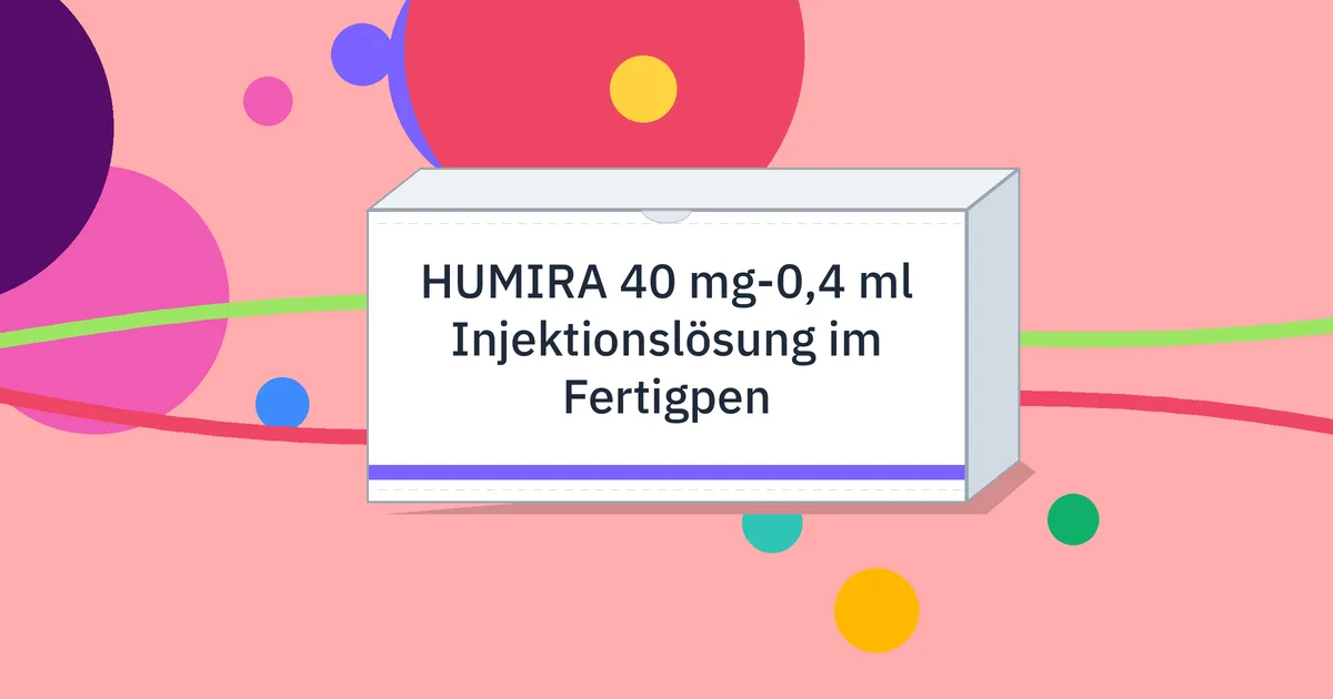 Symbolbild: Packung mit der Aufschrift HUMIRA 40 mg-0,4 ml Injektionslösung im Fertigpen (PZN 12472052) – Verfügbarkeit und Bezug in Apotheken in Frankfurt am Main