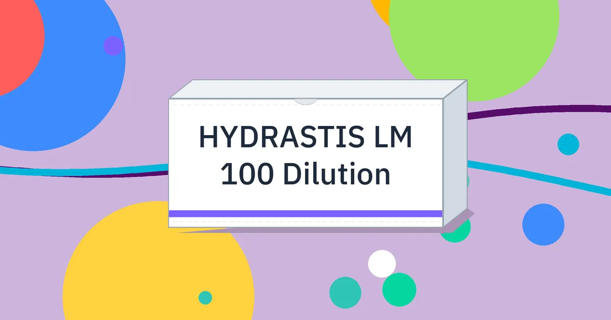 Symbolbild: Packung mit der Aufschrift HYDRASTIS LM 100 Dilution (PZN 12890393) – Verfügbarkeit und Bezug in Apotheken in Frankfurt am Main