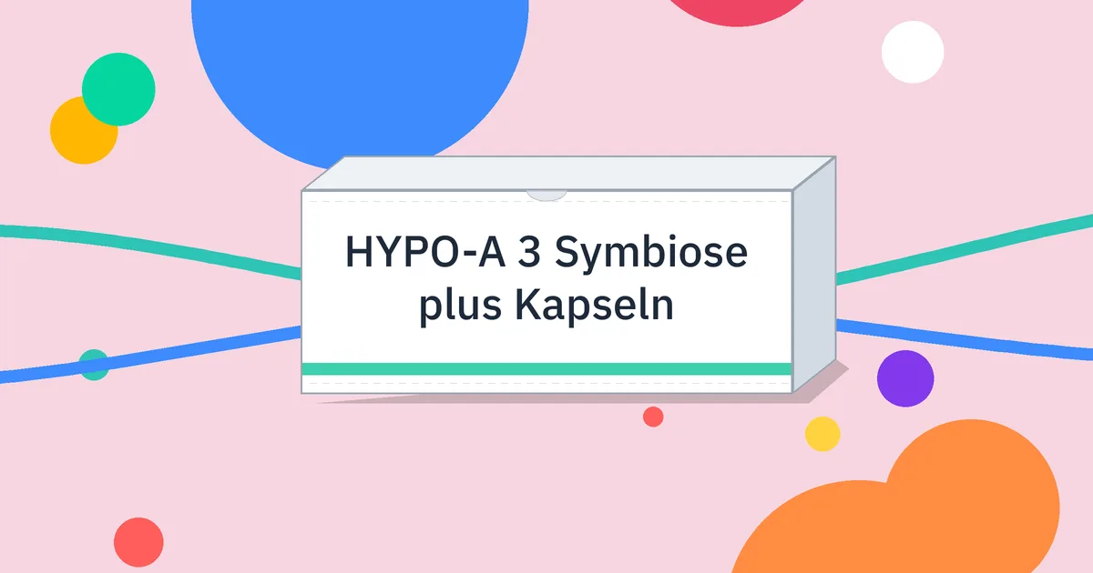 Symbolbild: Packung mit der Aufschrift HYPO-A 3 Symbiose plus Kapseln (PZN 07690491) – Verfügbarkeit und Bezug in Apotheken in Frankfurt am Main