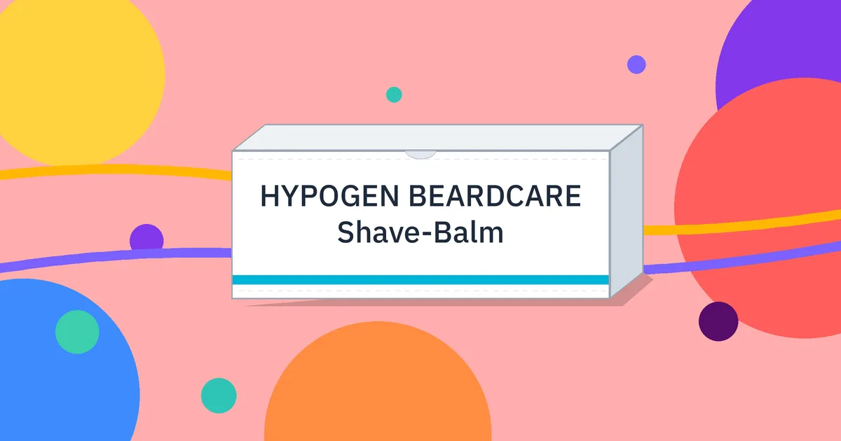 Symbolbild: Packung mit der Aufschrift HYPOGEN BEARDCARE Shave-Balm (PZN 19376989) – Verfügbarkeit und Bezug in Apotheken in Frankfurt am Main