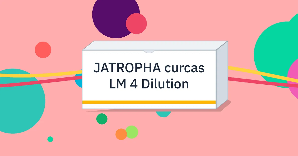 Symbolbild: Packung mit der Aufschrift JATROPHA curcas LM 4 Dilution (PZN 13562225) – Verfügbarkeit und Bezug in Apotheken in Frankfurt am Main