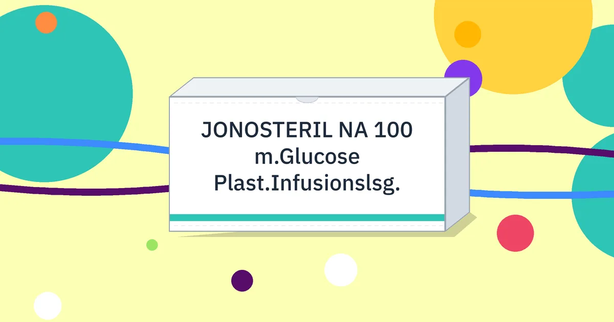 Symbolbild: Packung mit der Aufschrift JONOSTERIL NA 100 m.Glucose Plast.Infusionslsg. (PZN 04395231) – Verfügbarkeit und Bezug in Apotheken in Frankfurt am Main