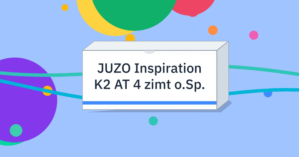 Symbolbild: Packung mit der Aufschrift JUZO Inspiration K2 AT 4 zimt o.Sp. (PZN 14926698) – Verfügbarkeit und Bezug in Apotheken in Frankfurt am Main