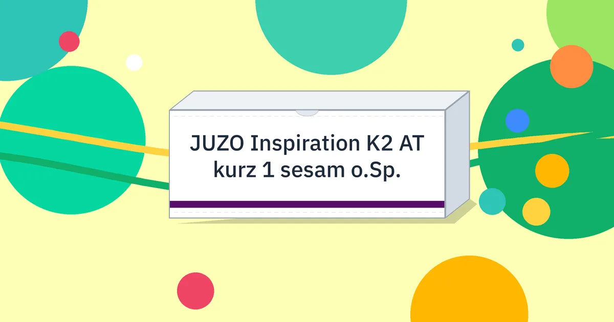 Symbolbild: Packung mit der Aufschrift JUZO Inspiration K2 AT kurz 1 sesam o.Sp. (PZN 14930613) – Verfügbarkeit und Bezug in Apotheken in Frankfurt am Main