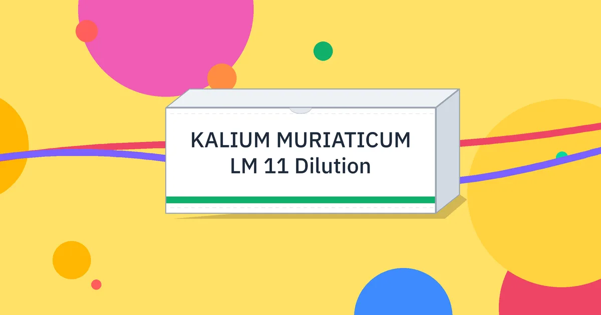 Symbolbild: Packung mit der Aufschrift KALIUM MURIATICUM LM 11 Dilution (PZN 12922845) – Verfügbarkeit und Bezug in Apotheken in Frankfurt am Main