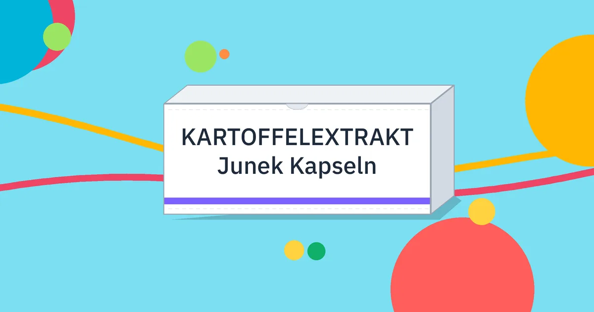 Symbolbild: Packung mit der Aufschrift KARTOFFELEXTRAKT Junek Kapseln (PZN 01644716) – Verfügbarkeit und Bezug in Apotheken in Frankfurt am Main