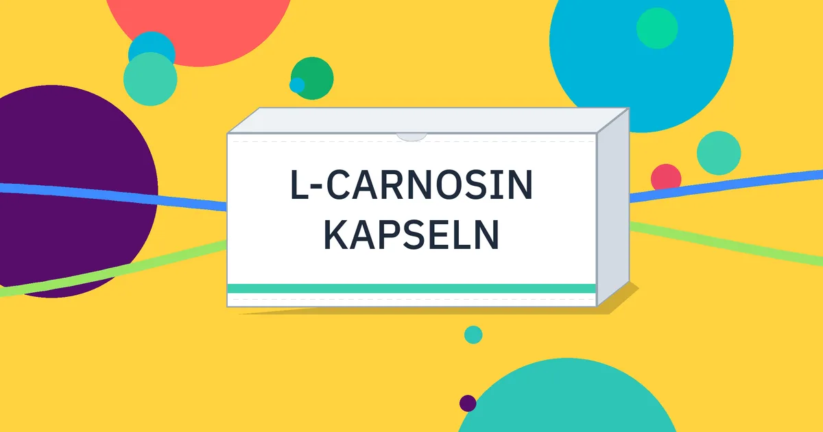 Symbolbild: Packung mit der Aufschrift L-CARNOSIN KAPSELN (PZN 19551211) – Verfügbarkeit und Bezug in Apotheken in Frankfurt am Main