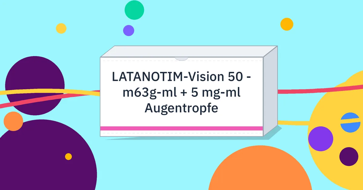 Symbolbild: Packung mit der Aufschrift LATANOTIM-Vision 50 -m63g-ml + 5 mg-ml Augentropfe (PZN 09332755) – Verfügbarkeit und Bezug in Apotheken in Frankfurt am Main