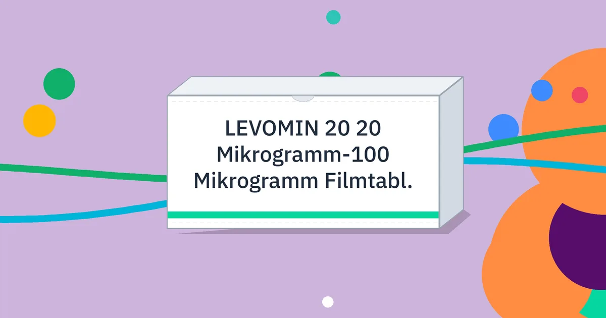 Symbolbild: Packung mit der Aufschrift LEVOMIN 20 20 Mikrogramm-100 Mikrogramm Filmtabl. (PZN 10020819) – Verfügbarkeit und Bezug in Apotheken in Frankfurt am Main