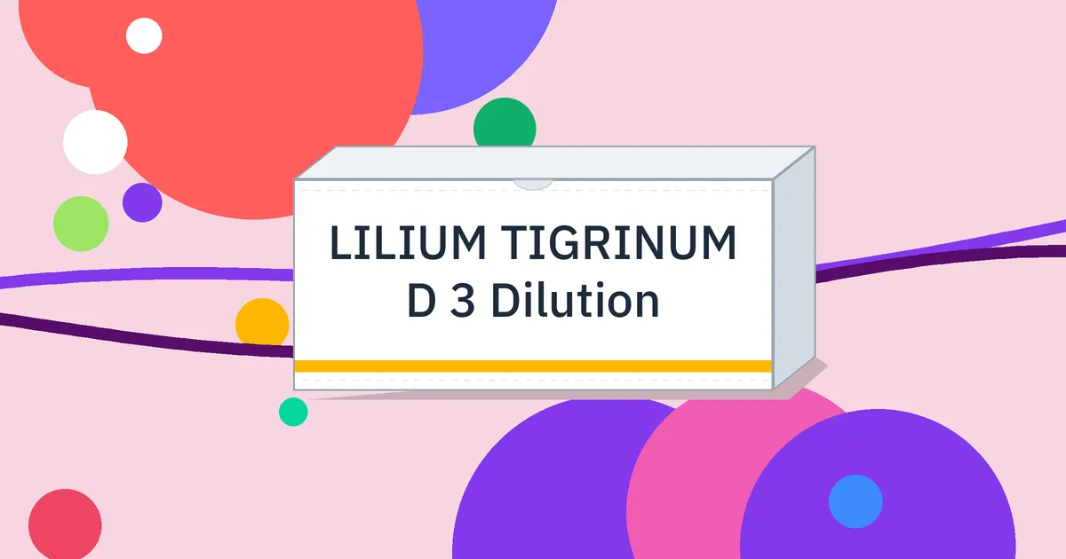 Symbolbild: Packung mit der Aufschrift LILIUM TIGRINUM D 3 Dilution (PZN 02118496) – Verfügbarkeit und Bezug in Apotheken in Frankfurt am Main