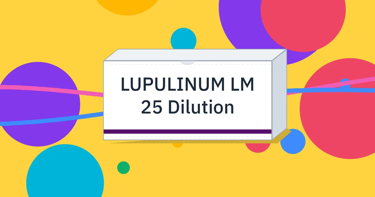 Symbolbild: Packung mit der Aufschrift LUPULINUM LM 25 Dilution (PZN 13536788) – Verfügbarkeit und Bezug in Apotheken in Frankfurt am Main