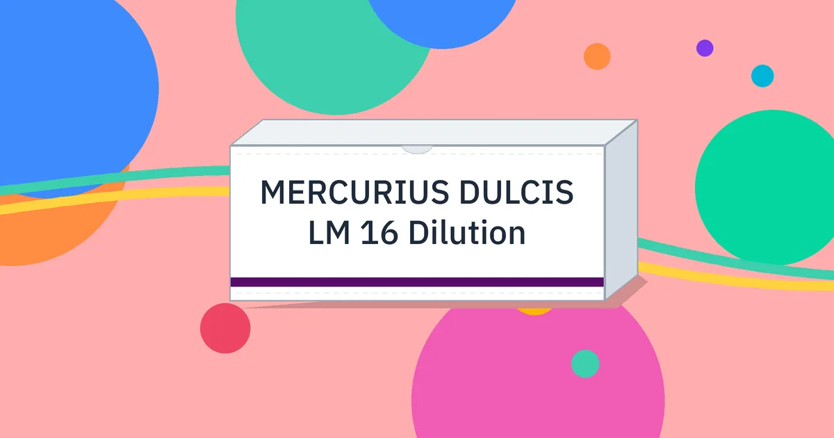 Symbolbild: Packung mit der Aufschrift MERCURIUS DULCIS LM 16 Dilution (PZN 12951404) – Verfügbarkeit und Bezug in Apotheken in Frankfurt am Main