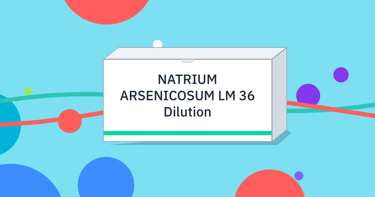 Symbolbild: Packung mit der Aufschrift NATRIUM ARSENICOSUM LM 36 Dilution (PZN 12959541) – Verfügbarkeit und Bezug in Apotheken in Frankfurt am Main