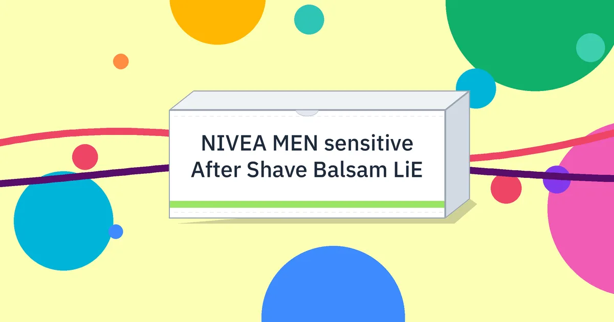 Symbolbild: Packung mit der Aufschrift NIVEA MEN sensitive After Shave Balsam LiE (PZN 20700113) – Verfügbarkeit und Bezug in Apotheken in Frankfurt am Main