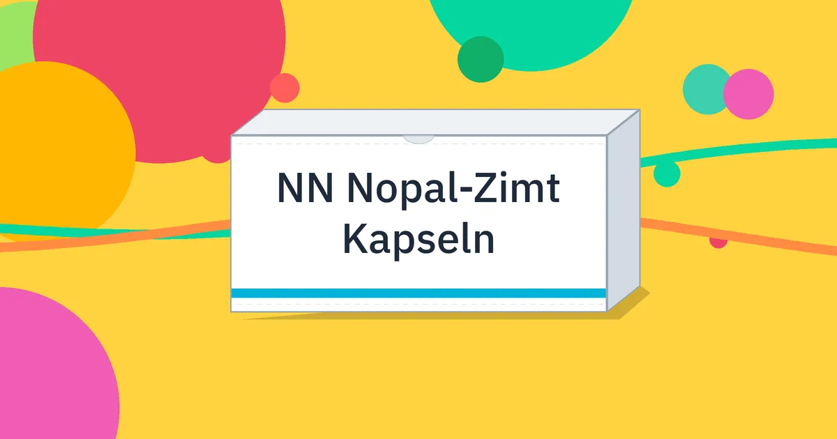 Symbolbild: Packung mit der Aufschrift NN Nopal-Zimt Kapseln (PZN 18240437) – Verfügbarkeit und Bezug in Apotheken in Frankfurt am Main