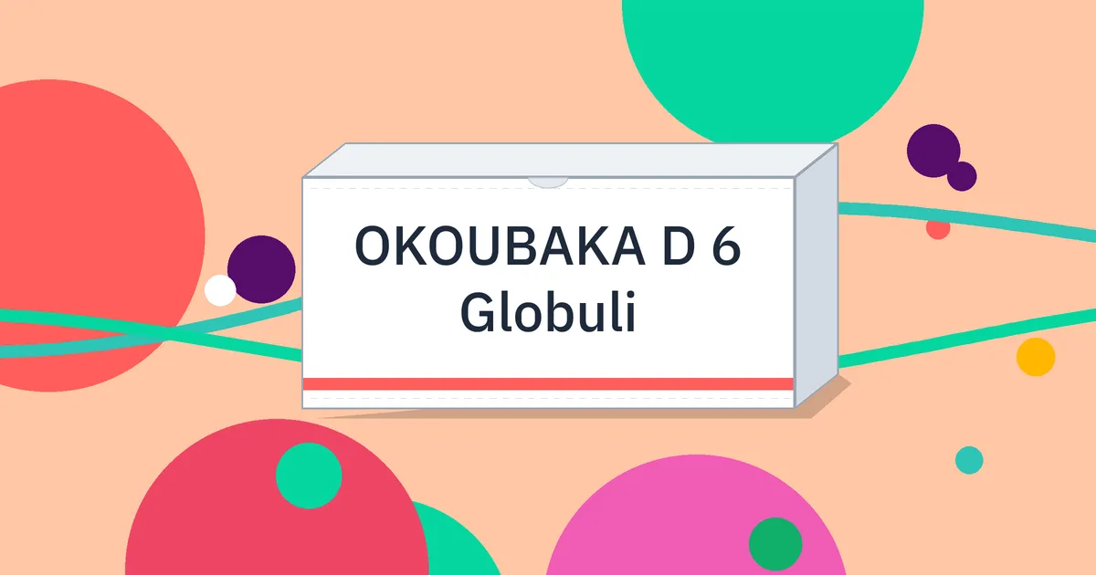 Symbolbild: Packung mit der Aufschrift OKOUBAKA D 6 Globuli (PZN 02928516) – Verfügbarkeit und Bezug in Apotheken in Frankfurt am Main