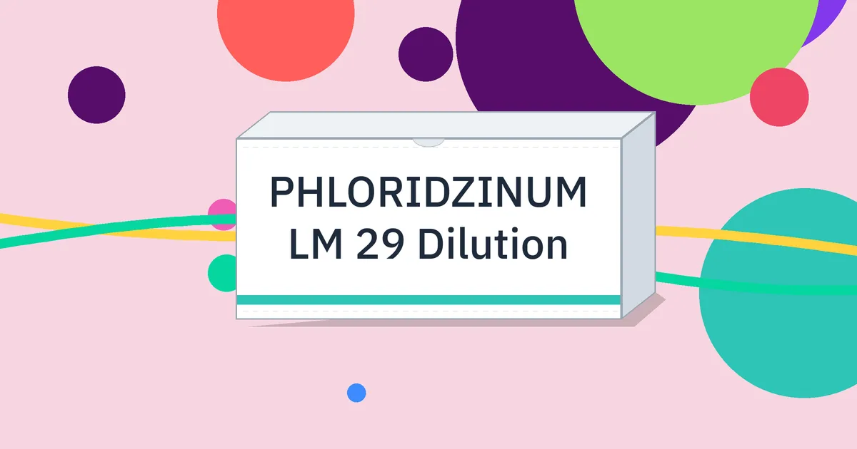 Symbolbild: Packung mit der Aufschrift PHLORIDZINUM LM 29 Dilution (PZN 13639442) – Verfügbarkeit und Bezug in Apotheken in Frankfurt am Main