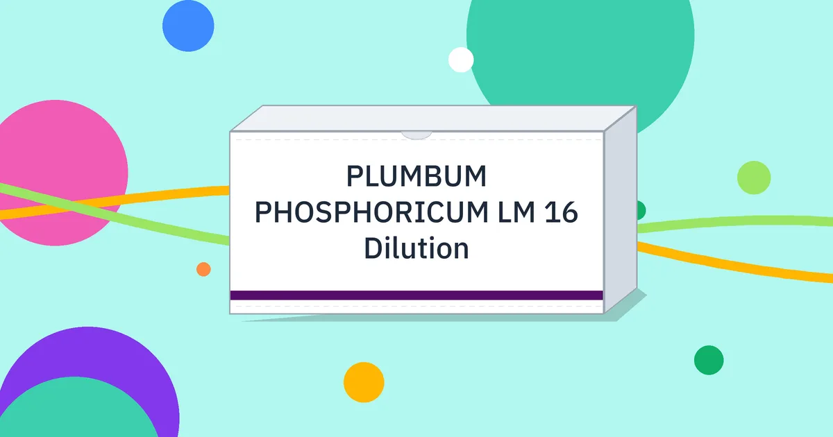 Symbolbild: Packung mit der Aufschrift PLUMBUM PHOSPHORICUM LM 16 Dilution (PZN 13042537) – Verfügbarkeit und Bezug in Apotheken in Frankfurt am Main