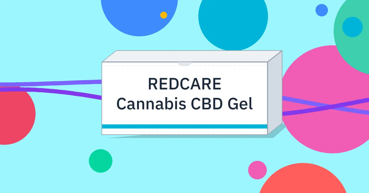 Symbolbild: Packung mit der Aufschrift REDCARE Cannabis CBD Gel (PZN 19239502) – Verfügbarkeit und Bezug in Apotheken in Frankfurt am Main