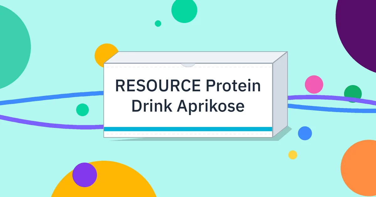 Symbolbild: Packung mit der Aufschrift RESOURCE Protein Drink Aprikose (PZN 00723939) – Verfügbarkeit und Bezug in Apotheken in Frankfurt am Main