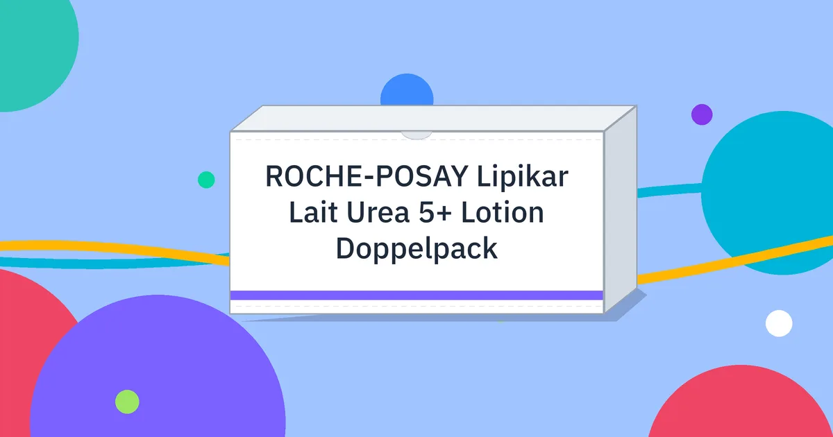 Symbolbild: Packung mit der Aufschrift ROCHE-POSAY Lipikar Lait Urea 5+ Lotion Doppelpack (PZN 16936258) – Verfügbarkeit und Bezug in Apotheken in Frankfurt am Main