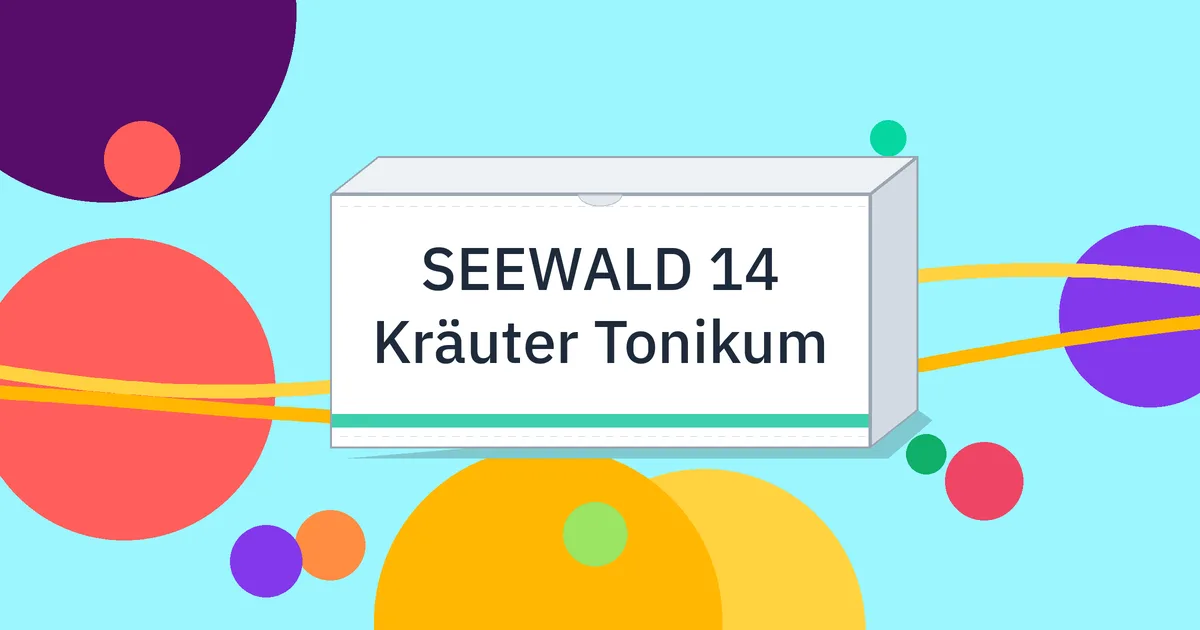 Symbolbild: Packung mit der Aufschrift SEEWALD 14 Kräuter Tonikum (PZN 16162124) – Verfügbarkeit und Bezug in Apotheken in Frankfurt am Main