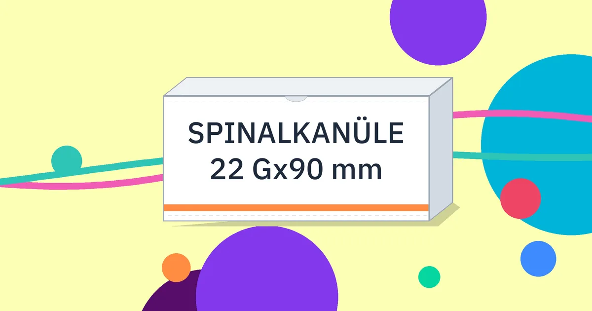 Symbolbild: Packung mit der Aufschrift SPINALKANÜLE 22 Gx90 mm (PZN 12339519) – Verfügbarkeit und Bezug in Apotheken in Frankfurt am Main