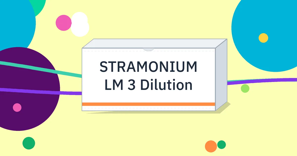 Symbolbild: Packung mit der Aufschrift STRAMONIUM LM 3 Dilution (PZN 13201734) – Verfügbarkeit und Bezug in Apotheken in Frankfurt am Main