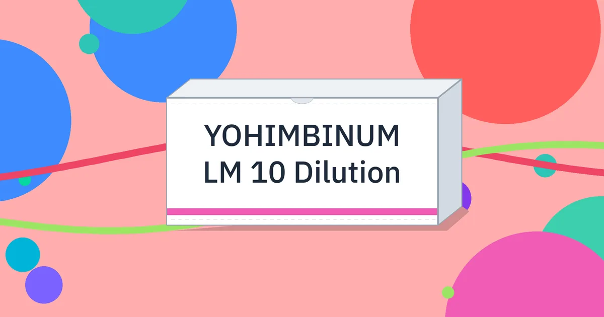 Symbolbild: Packung mit der Aufschrift YOHIMBINUM LM 10 Dilution (PZN 13285961) – Verfügbarkeit und Bezug in Apotheken in Frankfurt am Main