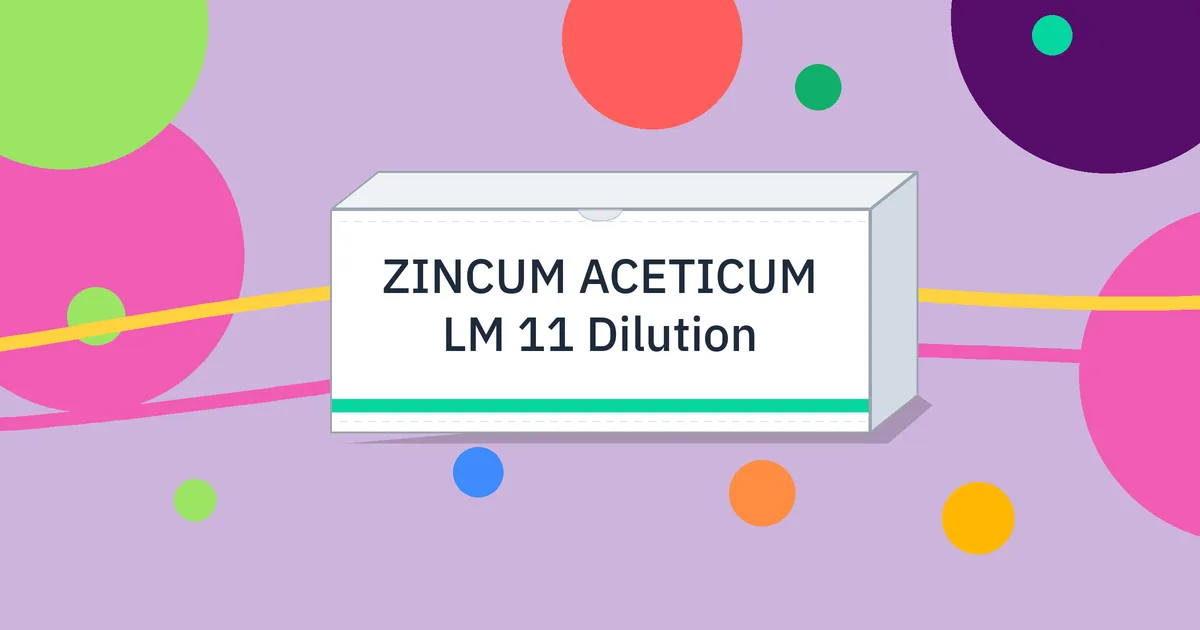 Symbolbild: Packung mit der Aufschrift ZINCUM ACETICUM LM 11 Dilution (PZN 13289574) – Verfügbarkeit und Bezug in Apotheken in Frankfurt am Main