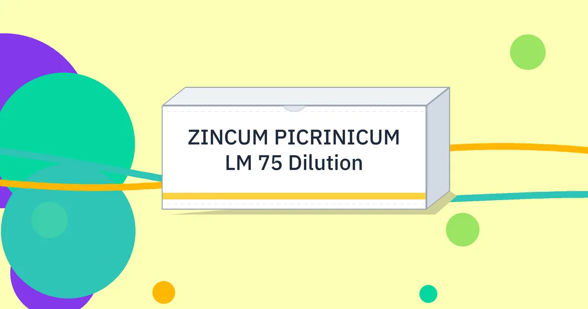 Symbolbild: Packung mit der Aufschrift ZINCUM PICRINICUM LM 75 Dilution (PZN 13298811) – Verfügbarkeit und Bezug in Apotheken in Frankfurt am Main