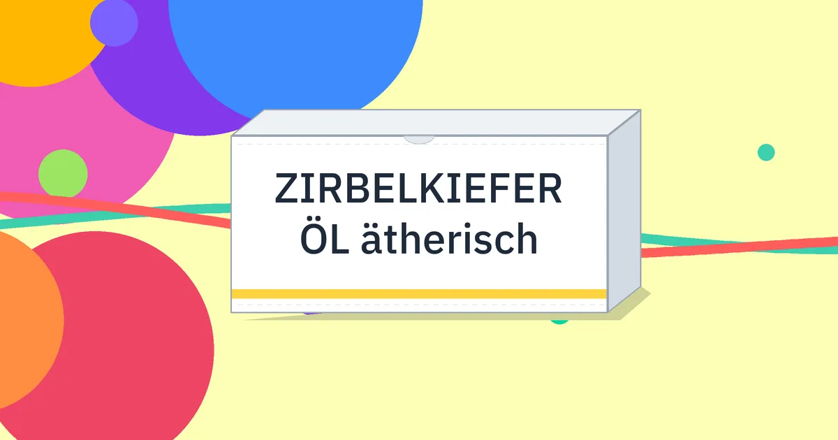 Symbolbild: Packung mit der Aufschrift ZIRBELKIEFER ÖL ätherisch (PZN 17157800) – Verfügbarkeit und Bezug in Apotheken in Frankfurt am Main