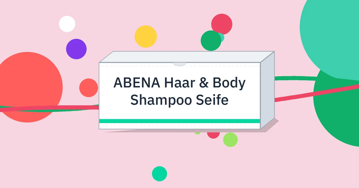 Symbolbild: Packung mit der Aufschrift ABENA Haar & Body Shampoo Seife (PZN 16907506) – Verfügbarkeit und Bezug in Apotheken in Frankfurt am Main