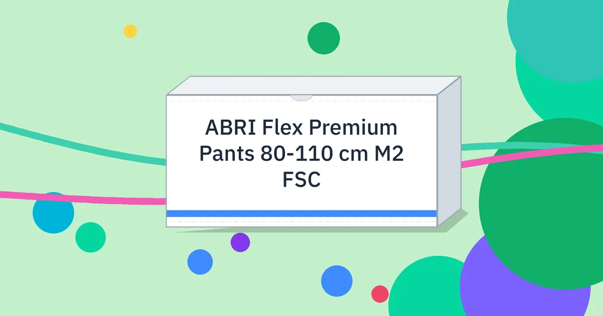 Symbolbild: Packung mit der Aufschrift ABRI Flex Premium Pants 80-110 cm M2 FSC (PZN 10549968) – Verfügbarkeit und Bezug in Apotheken in Frankfurt am Main