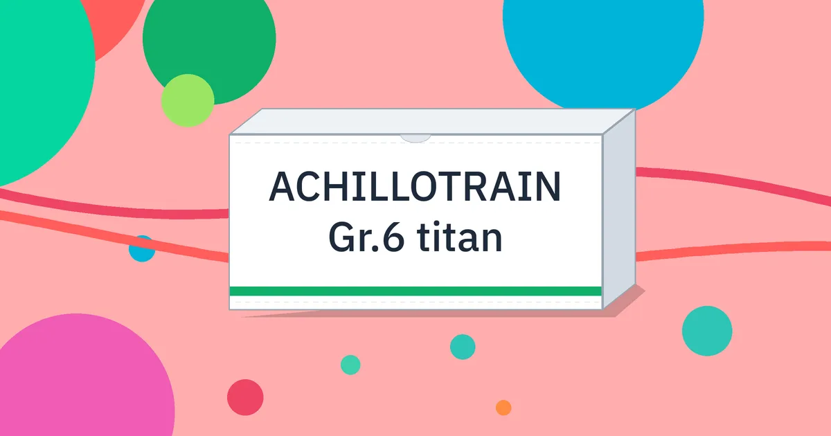 Symbolbild: Packung mit der Aufschrift ACHILLOTRAIN Gr.6 titan (PZN 19226296) – Verfügbarkeit und Bezug in Apotheken in Frankfurt am Main