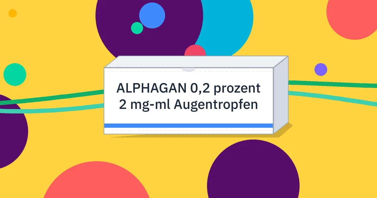 Symbolbild: Packung mit der Aufschrift ALPHAGAN 0,2 prozent 2 mg-ml Augentropfen (PZN 17243741) – Verfügbarkeit und Bezug in Apotheken in Frankfurt am Main